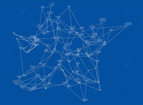 Abstract Word Cloud Outline Vector Mesh Vector Illustration Vector
