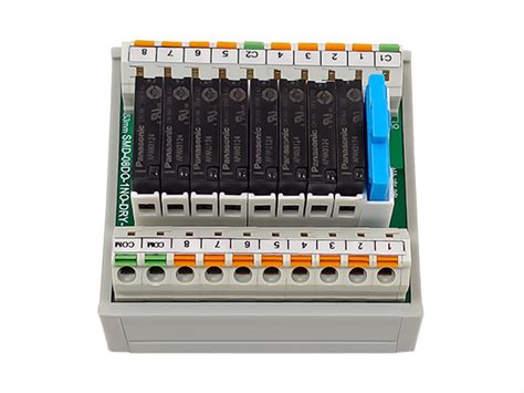 直插式继电器模组 Smd 8do 1no Dry Tt 苏州世麦德电气有限公司 继电器模组 Io端子台 Plc连接线 继电器模块厂家
