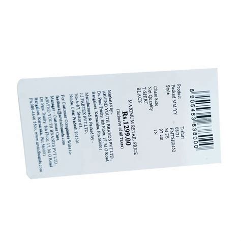 Printed Paper Price Tags At Rs 60 Piece Paper Tags In New Delhi Id