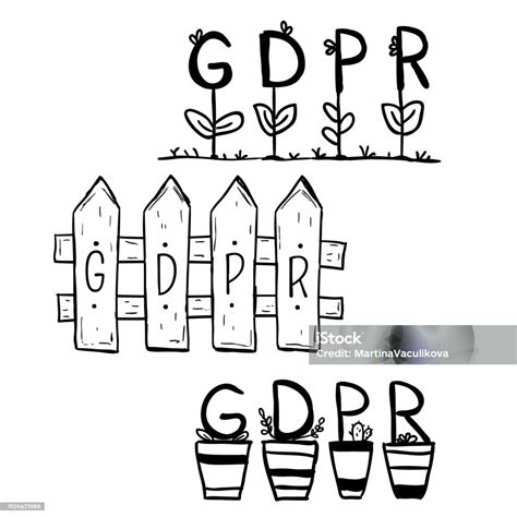 Gdpr 보안 인터넷 낙서 개인정보보호 규정에 대한 스톡 벡터 아트 및 기타 이미지 개인정보보호 규정 경호 금융 Istock