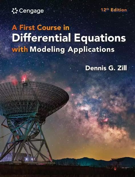 a first course in differential equations with modeling applications