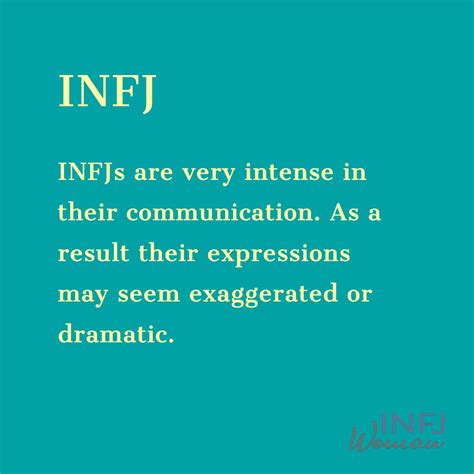 Infjs Are Very Intense In Their Communication Infj Personality Infj