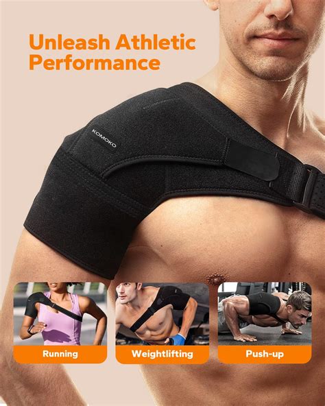 Komoko Shoulder Brace Rotator Cuff Support Brace And