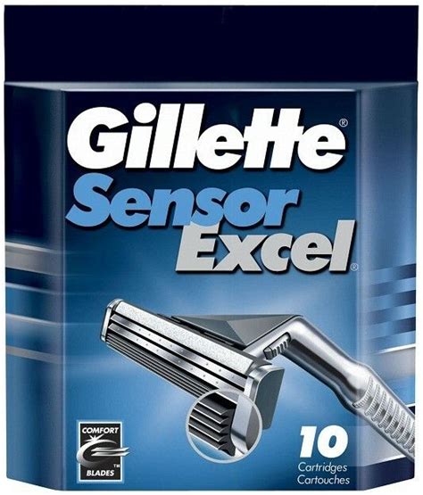 GILLETTE SENSOR EXCEL SCHEERMESJES PAK 10 STUKS