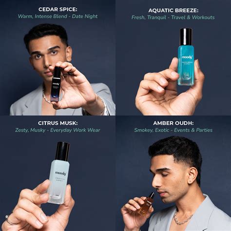 Buy Moody Premium Perfume T Set Of 4 For Men Online