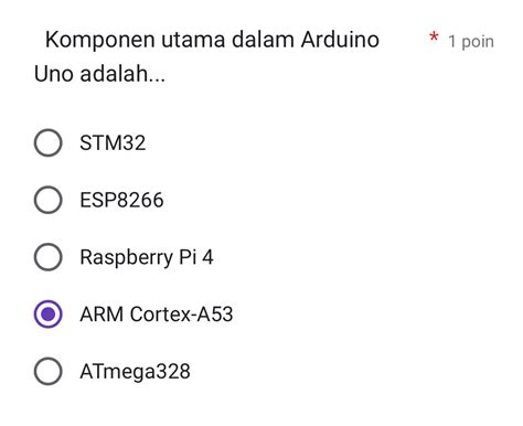 Komponen Utama Dalam Arduino 1 Poin Uno Studyx