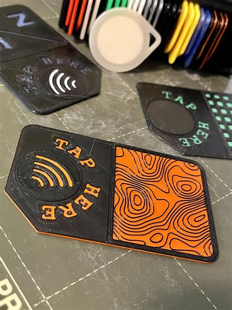 3d Printed Nfc Keychain And Business Cards Rnfc