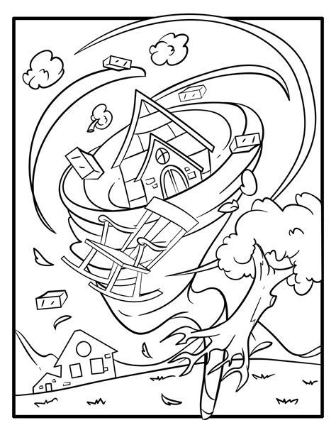 Coloriage Tornade 2 télécharger et imprimer gratuit sur
