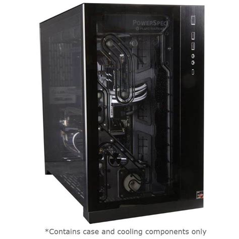 Micro Center Powerspec Pc O11 Rgb Tempered Glass Eatx Mid Tower Computer Case With Ek Fluid