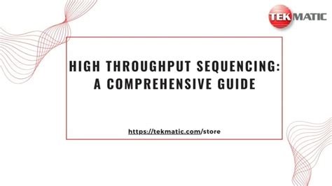 PPT High Throughput Sequencing A Comprehensive Guide PowerPoint Presentation ID