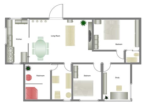 Visio Home Floor Plan Template Plansmanage