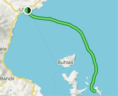 Mahoro Island Paddle Route North Sulawesi Indonesia Map Guide