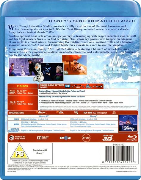 Blu Ray Congelado 3d Ghostbusters Frozen Empire 4k Uhd