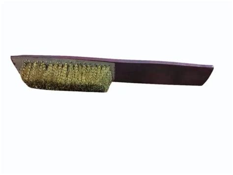 Golden Bristle 12inch Brass Wire Goldsmith Brush For Cleaning At Rs