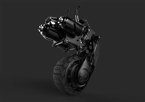 Futuristic Monobike Has Self Balancing Gyroscopic Technology Techeblog