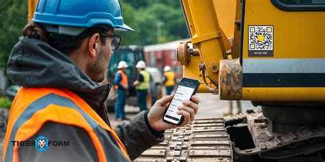 Use Equipment Tracking Form For Construction With Qr Code Form Qr Code Builder