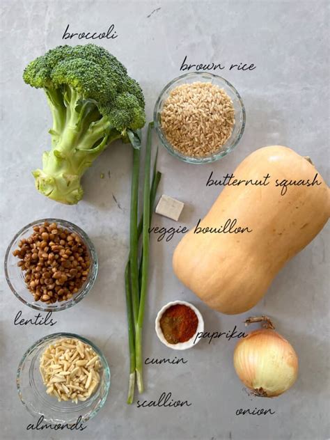 Vegan Stuffed Butternut Squash With Rice And Lentils