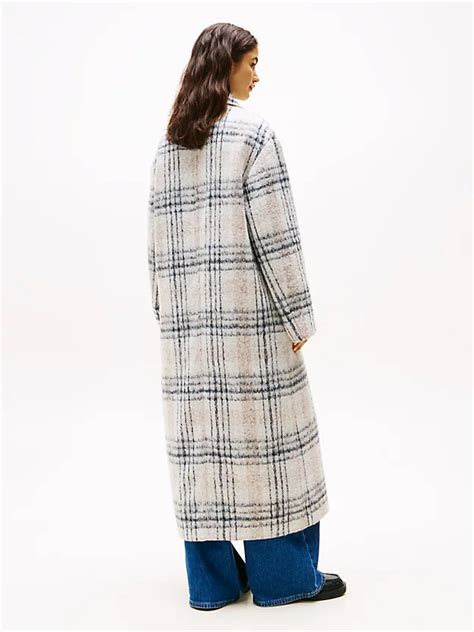 Relaxed Fit Mantel Mit Wolle Multi Tommy Hilfiger
