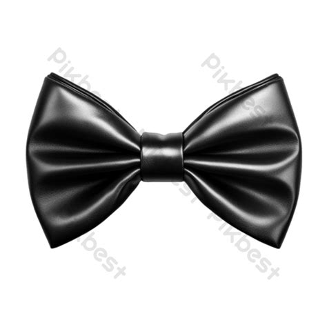 Stylish Black Bow Tie Clipart In 3d Style Png Images Png Free