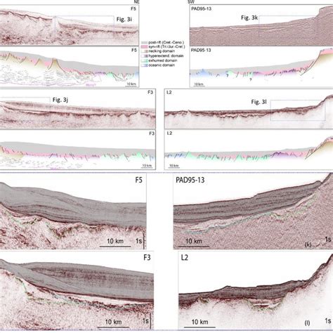 Comparison Of Uninterpreted And Interpreted Seismic Sections In The