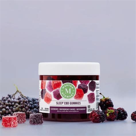 Martha Stewart Cbd Sleep Cbd Gummies With Melatonin Elderberry Cherry