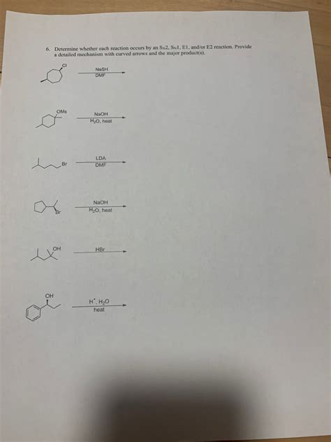 Answered 6 Determine Whether Each Reaction… Bartleby