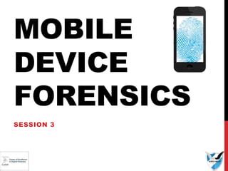 Mobile Device Forensics PPTX Smartphones Consumer Electronics