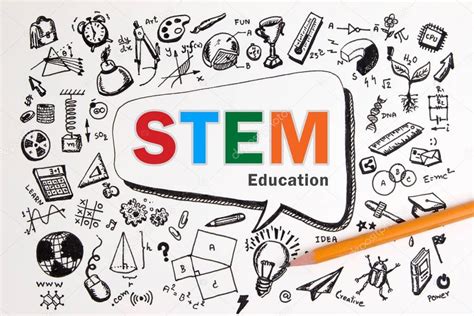 Doodle Of Stem Education Background Stem Science Technology