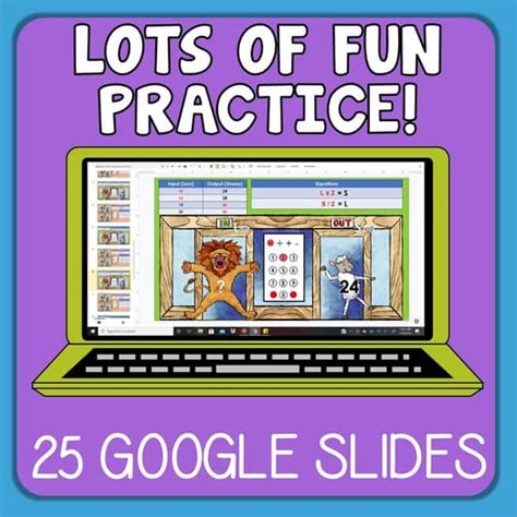Input Output Tables Rules And Equations Digital Activity Google Slides Activity Minds In