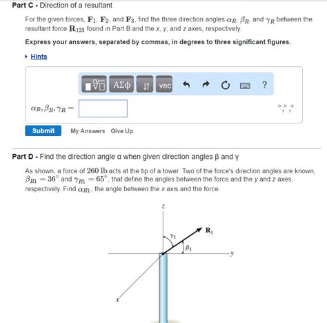 Solved Cartesian Vector Addition Part A Resultant Of Solved Cartesian Vector Addition Part A Resultant Of