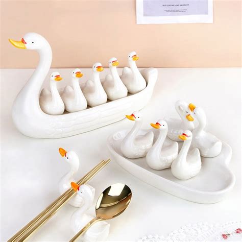 백조가족 수저받침 받침대 세트 2type 감도 깊은 취향 셀렉트샵 29cm