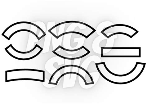 Rocker Biker Patch Shapes Svg Cutting File Carriage For Etsy