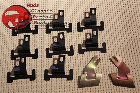 67 68 69 Camaro Firebird F Body Windshield Glass Lower Molding Clip Set