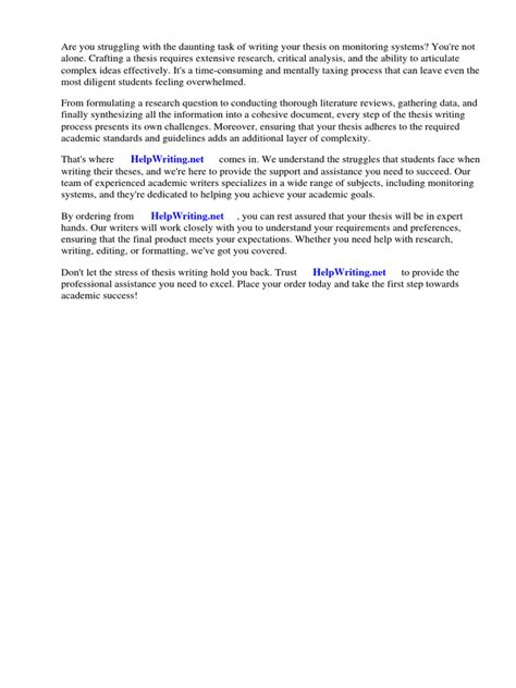 Monitoring System Thesis Sample Download Free Pdf Databases Radio Frequency Identification