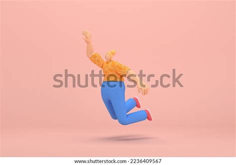 Woman Golden Hair Tied Bun Wearing Stock Illustration 2236409567