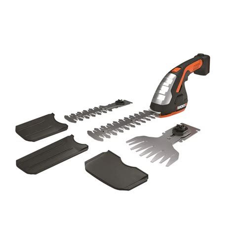 Worx Wg801e9 20v Lithium Powershare Pro Cordless Shrub And Grass Shear