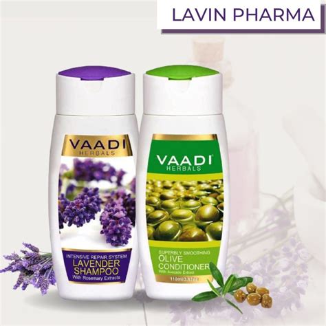 Vaadi Lavendar Shampoo Olive Conditioner 110ml Shopee Malaysia