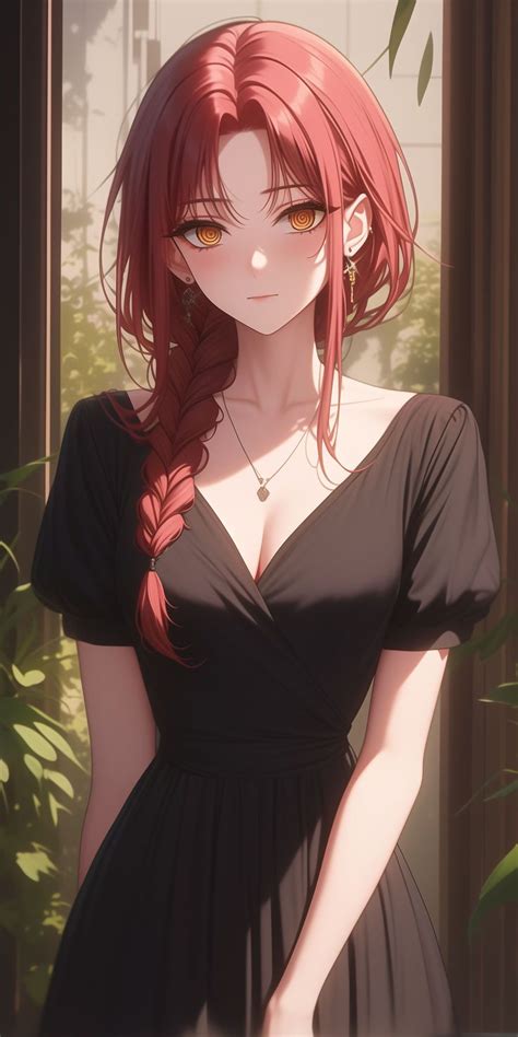 Makima In A Dress Wallpaper Anime Kunst
