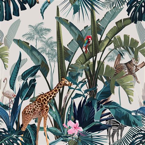 Tropical Textile Pattern Design Behance