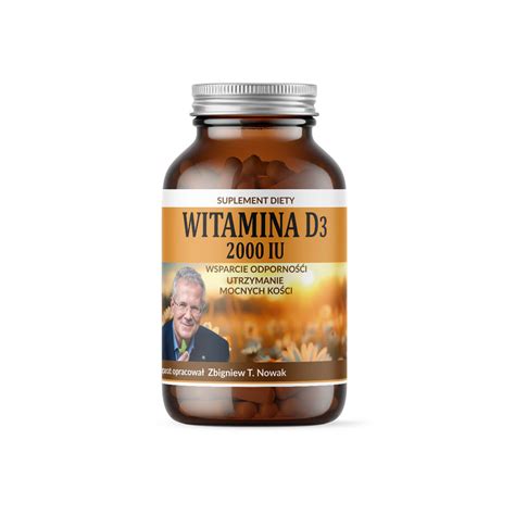 Witamina D3 Suplement Diety 120 Kapsułek Zbigniew T Nowak Znawca Roślin Leczniczych