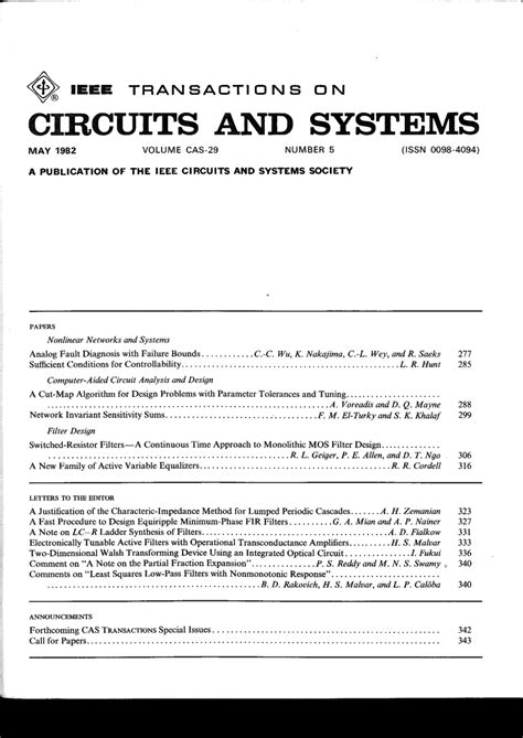 Pdf A Fast Procedure To Design Equiripple Minimum Phase Fir Filters