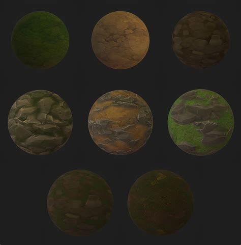 Game Textures Materials And Textures Game Design Stylized Artwork