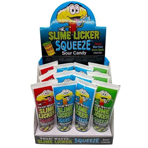 Toxic Waste Slime Licker Squeeze Candy 247 Oz Tube