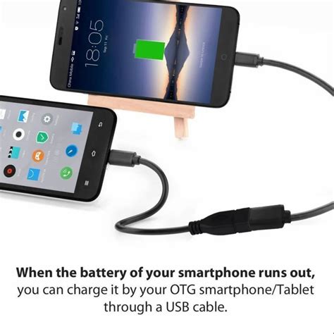 White Black Mobile Otg Cable At ₹ 10piece In New Delhi Id 18333963088