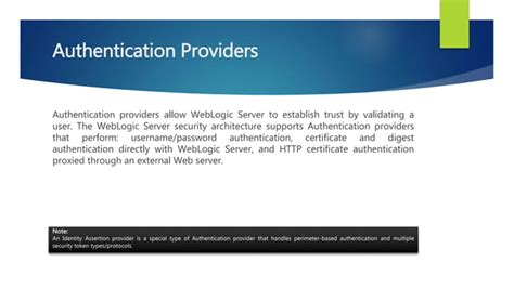 Understanding Security For Oracle WebLogic Server PPT