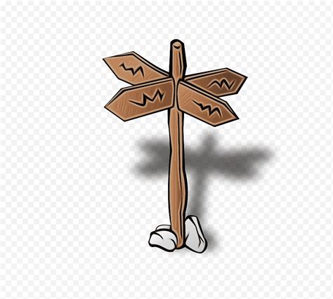 나무 표지판 Fingerpost 칼 접시에 고추를 인하 방향 위치 또는 표시 기호 전송 도로 스트리트 교통 Png
