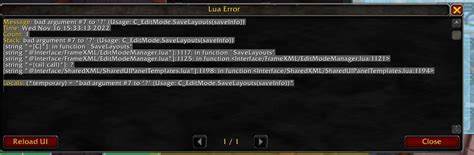 new ui constant lua errors r wow