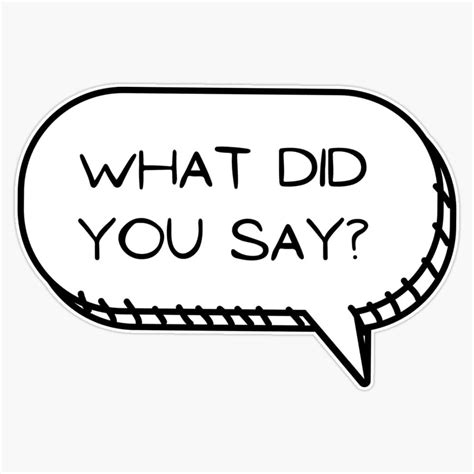 What Did You Say Auditory Processing Disorder Sticker Vinyl Decal Bumper Sticker 5