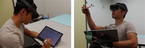 6 Setup The User Puts On The Hololens And Draws With A Motion Tracked