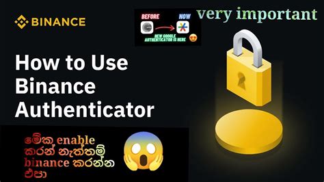 How To Use Google Authenticator With Binance Sinhala Fa On Binance